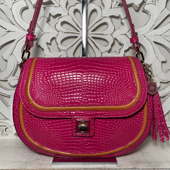 Brahmin | Bags | Brahmin Cynthia Paradise Pink Darlington Leather ...